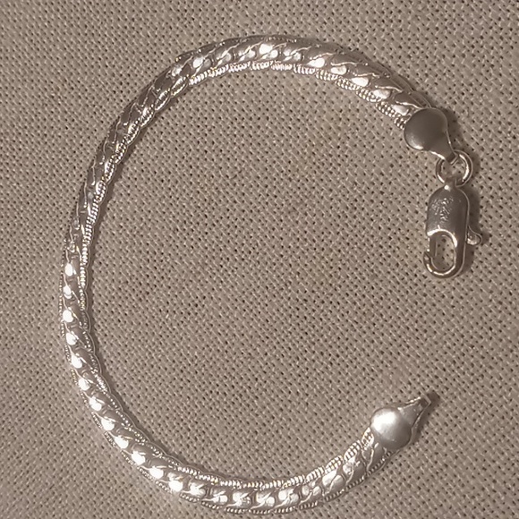 925 Sterling Silver | Jewelry | Curb Link Sterling Silver 925 Stamped ...